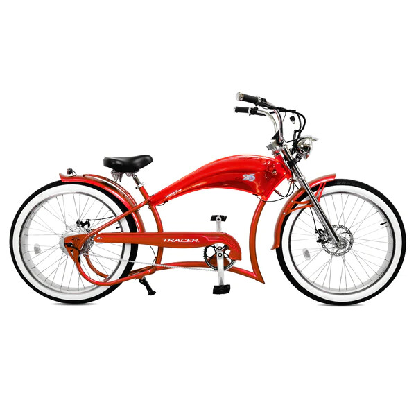 26" Fat Tires Twenty5 GT Electric Throttle Chopper Cruiser 500W Stretch ...