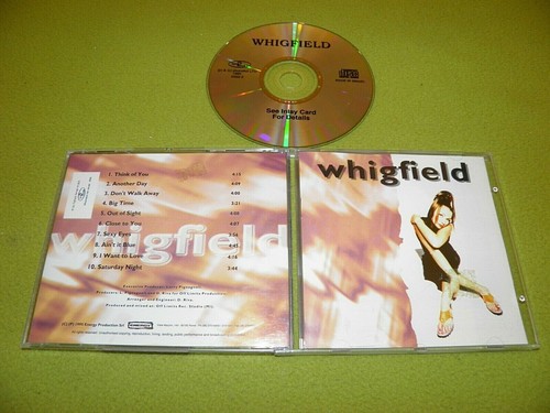 Whigfield - 1st Album 1995 RARE Israel Made CD Italo-Euro-Dance ...
