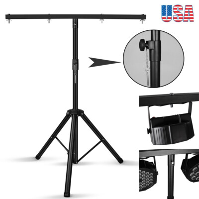 Adjustable Par Light Tripod Stand &T-Bar DJ Party Stage Lighting ...