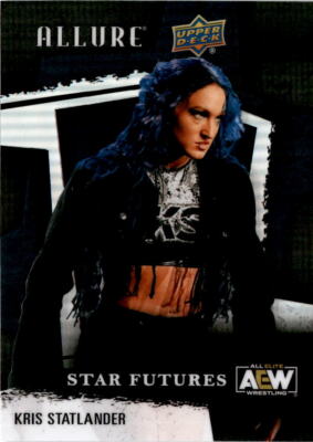 2022 Upper Deck Allure AEW #133 Kris Statlander Black Rainbow | eBay
