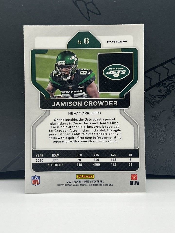 2021 Panini Prizm Jamison Crowder Red, White, Blue Prizm #86 | eBay