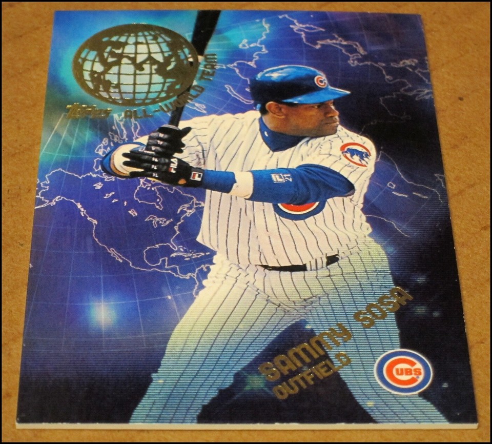2002 Topps All-World Team Sammy Sosa Baseball Insert Card #AW-6 Chicago ...