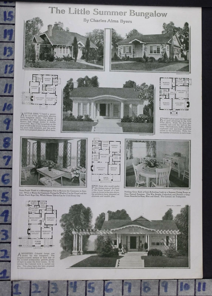 Vintage Bungalow House Plans
