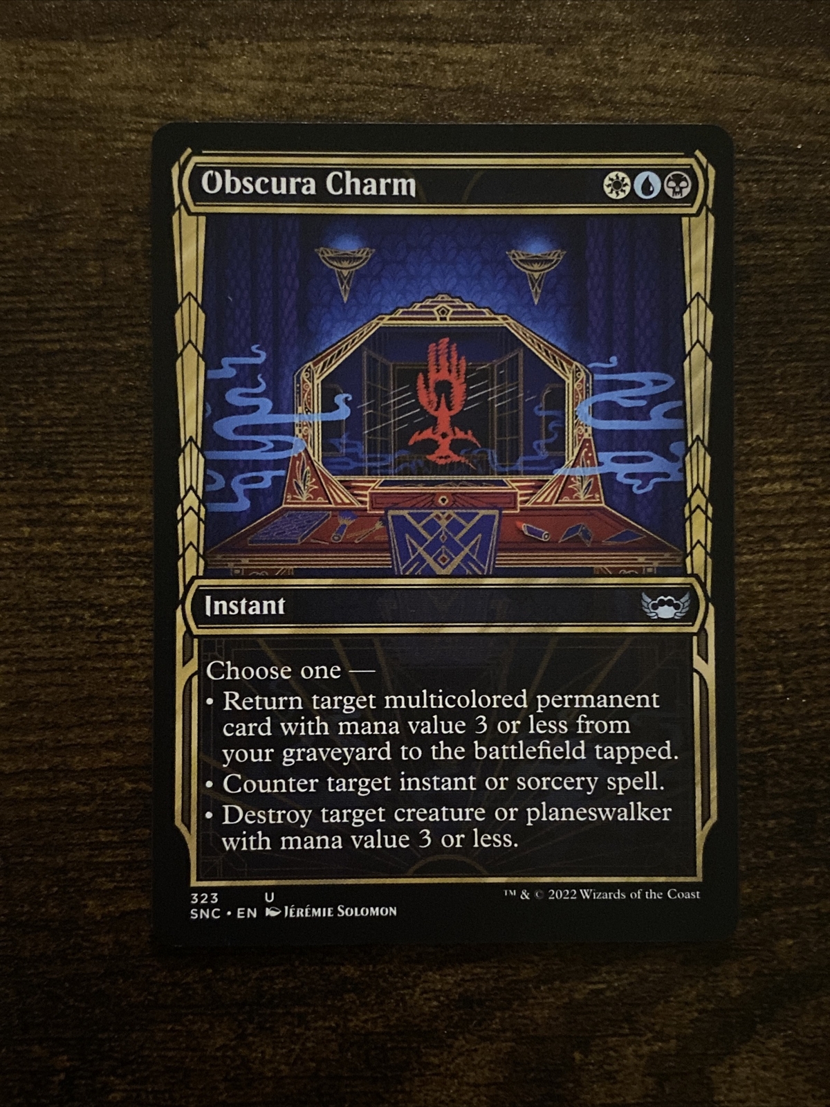 Obscura Charm (Showcase) Streets of New Capenna 323 MTG Magic D7669* | eBay