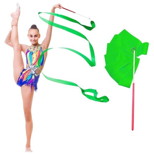 1PCS Colors Ribbon Dance Rhythmic Gymnastic Streamer Rod Baton Hot C3 ...