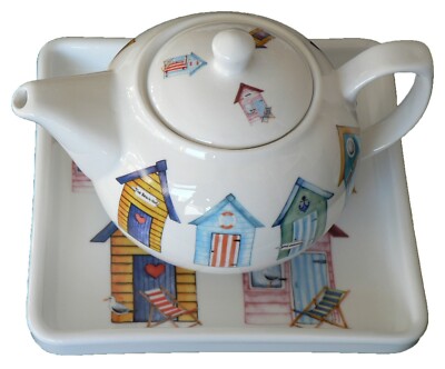 Beach hut ceramic teapot stand or teapot stand and teapot choose from ...