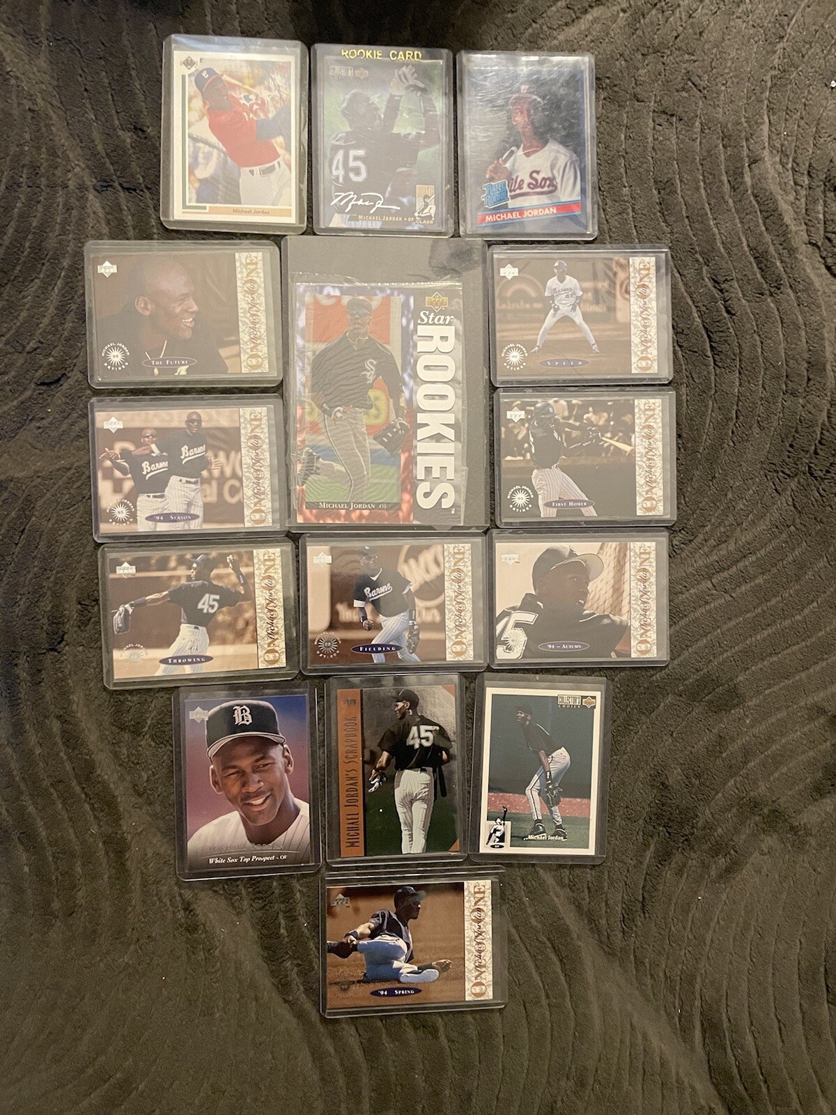 Michael Jordan Baseball Rookie Card Lot. Sharp and Pristine (Raw) | eBay