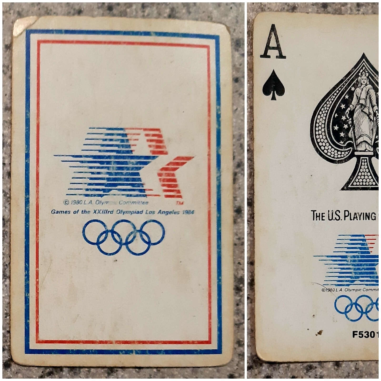 1984 One Ace Of Spade Single Swap Playing Card U.S. Playing Card Co ...
