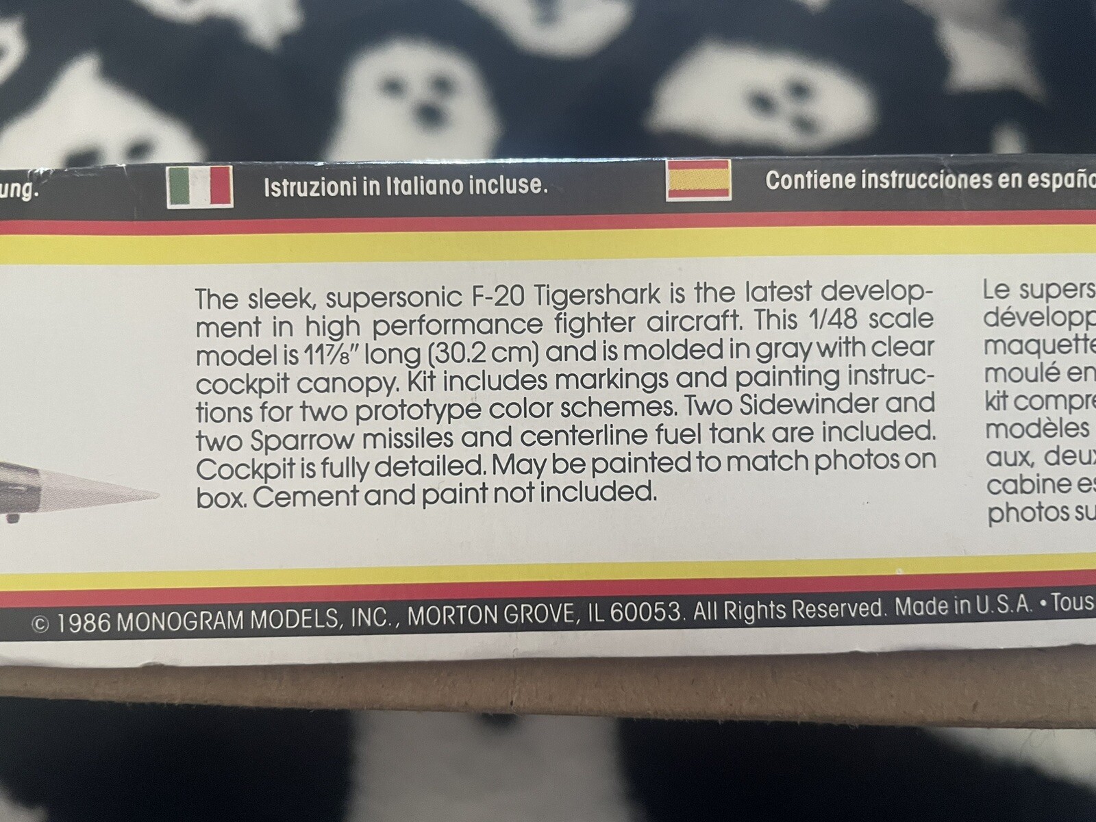 F20 Tigershark 1/48 Scale Model Kit by Monogram 5445 for sale online | eBay