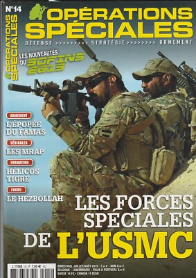 Opérations Spéciales - N°14 Ju/Aou 2015 - Forces Spéciales USMC - FAMAS ...