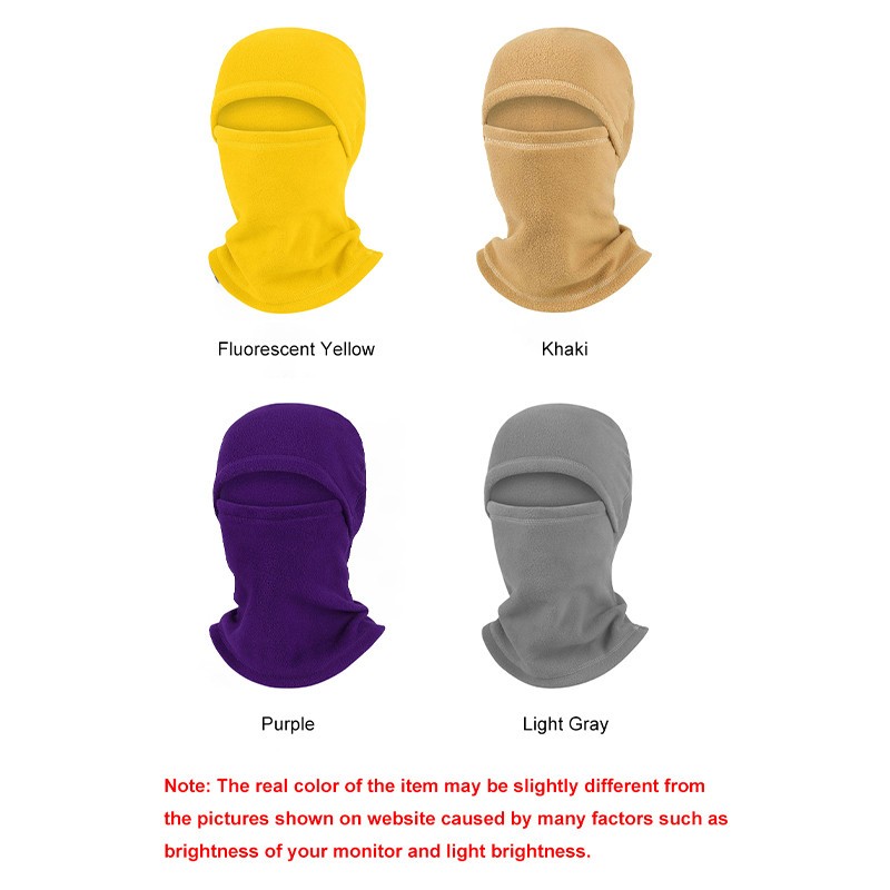 Winter Balaclava Ski Mask Polar Fleece Thermal Face Mask Head Cover ...