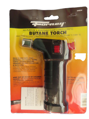 Forney Butane Torch Self igniting, adjustable flame. #54824 NEW | eBay