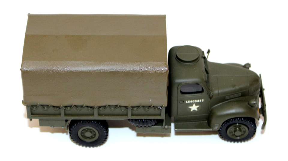 EVERGREEN HART MODELS 1 WWII US ARMY DODGE D60L T110 4x2 3 ton CARGO ...