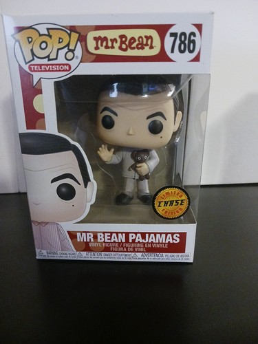 Funko Pop! Vinyl: Mr. Bean Mr. Bean in Pajamas With Tebby Bear. (Chase ...