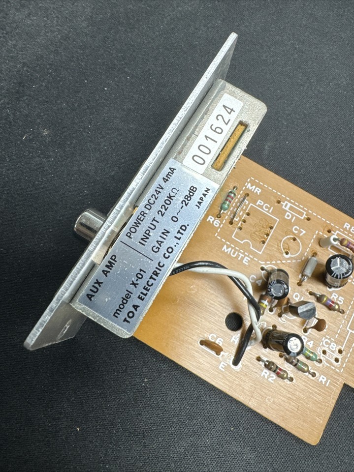 TOA Module X-01. MK series. Mixer Amplifier type. RCA Jack. 1-Gain. | eBay