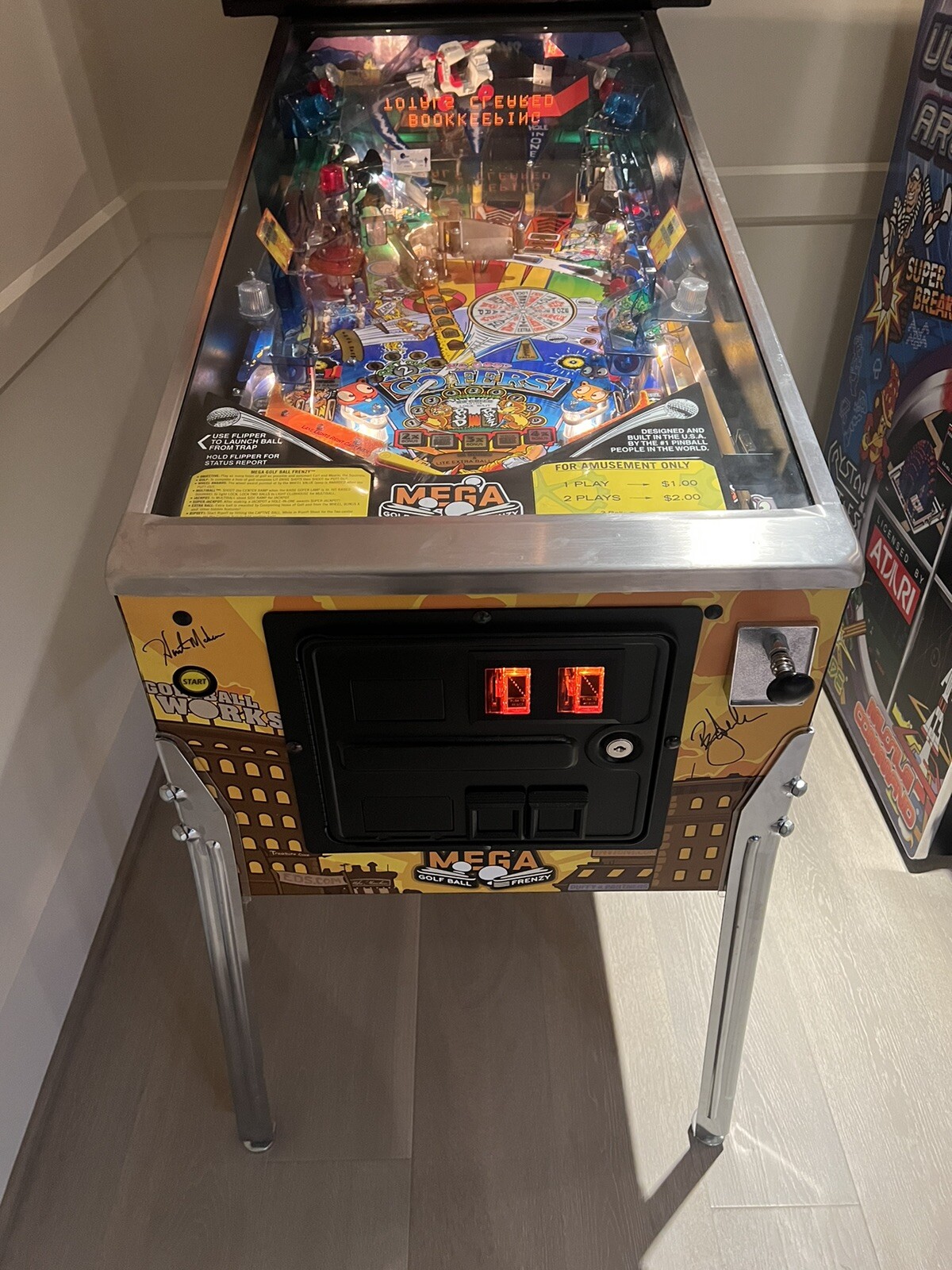 Mega Golf Ball Frenzy Pinball #1 of 4, 2006 Byron Nelson PGA, 99 PGA ...