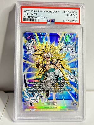 Gotenks FB03-044 Alt Art Dragon Ball Fusion World PSA 10 | eBay