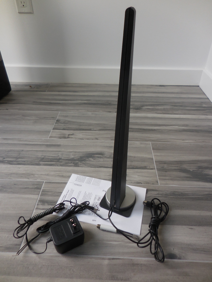 TERK TOWER Stereo Indoor Antenna Omni-directional AM/FM Amplified ...