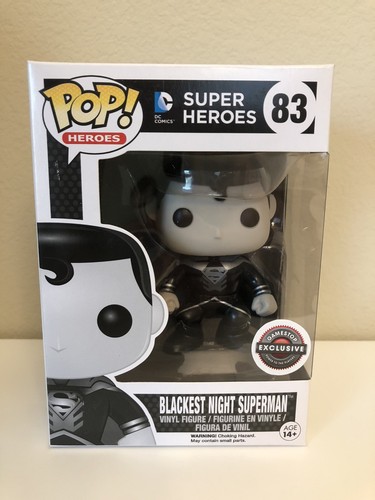 NIB Funko Pop Blackest Night Superman, GameStop Exclusive | eBay