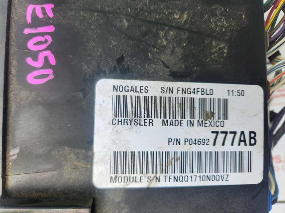 2010 Dodge Avenger Chrysler Sebring TIPM Totally Integrated FUSE BOX ...