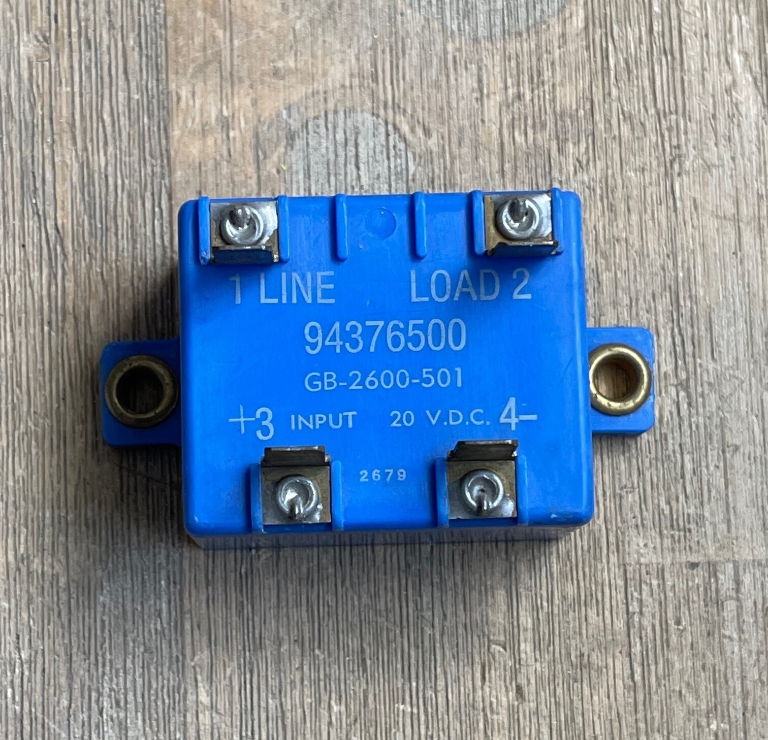 GORDOS ARKANSAS 94376500 SOLID STATE RELAY GB 2600-501 20VDC | eBay