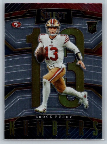 Brock Purdy Select Numbers RC San Francisco 49ers Rookie SN-5 TC4986 | eBay