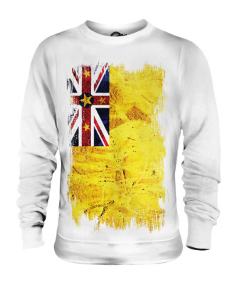 NIUE GRUNGE FLAG UNISEX SWEATER TOP NIU? FOOTBALL NIUEAN GIFT SHIRT ...