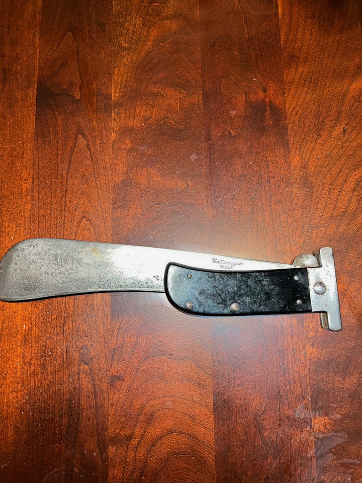Vintage WW2 Cattaraugus Folding Pilots Survival Machete Knife USA WWII ...