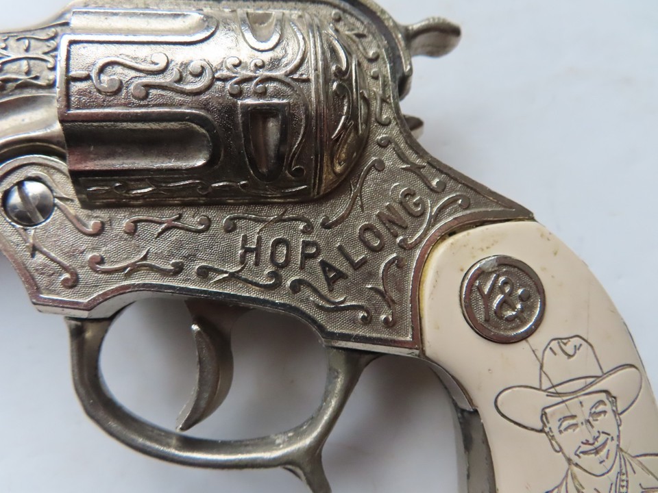 1950 Wyandotte Hopalong Cassiday cap gun original grips | eBay