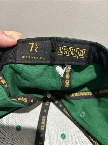 Baseballism Brand Gingerbread Man Baseball Cap Fitted Flat Brim Hat 7 3 ...