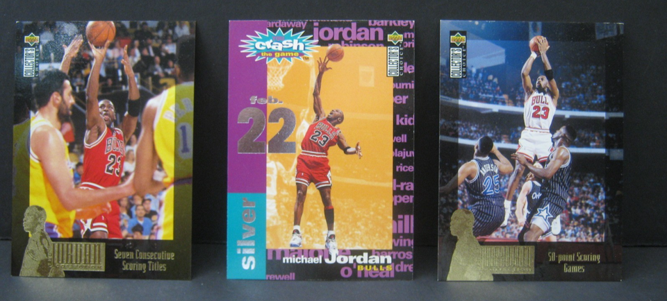 MICHAEL JORDAN LOT of (14) CARDS UPPER DECK FLEER SKY BOX BULLS (J5 ...