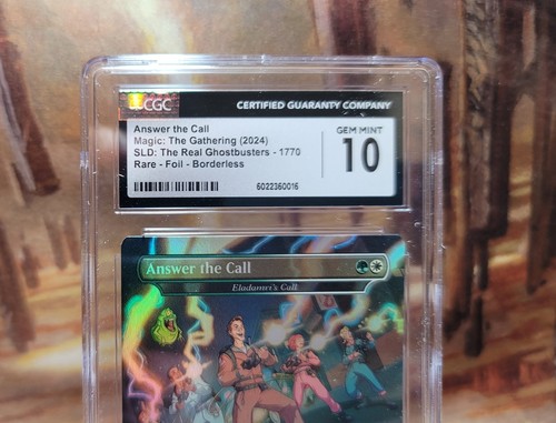 Answer The Call - Eladamri's Call Rainbow Foil MTG SLD Ghostbusters CGC ...
