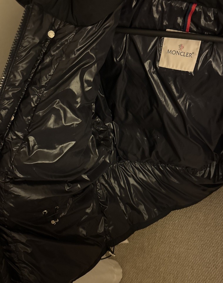 Moncler Original Limited Edition Jacket In Blue With Double Logo | eBay UK
