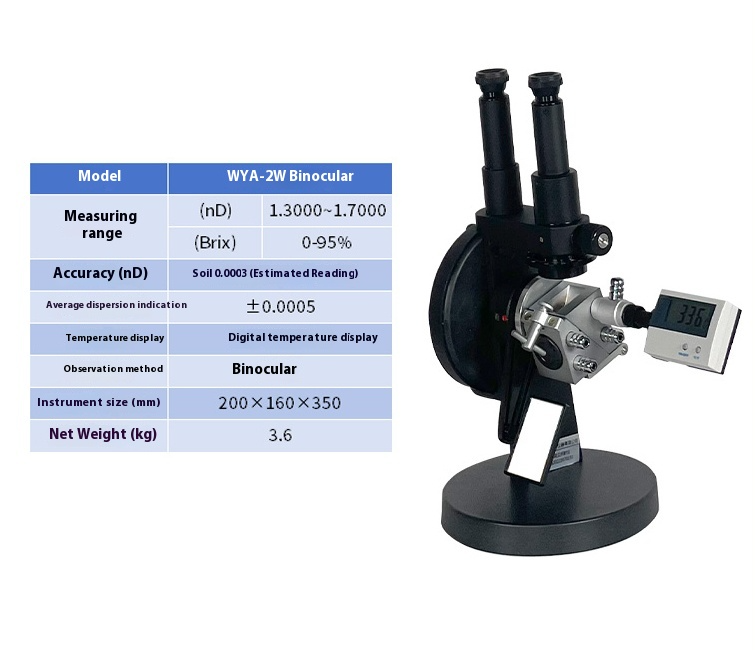 Abbe Refractometer 2WAJ Monochromatic Refractometer Digital Brix Refractometer | eBay