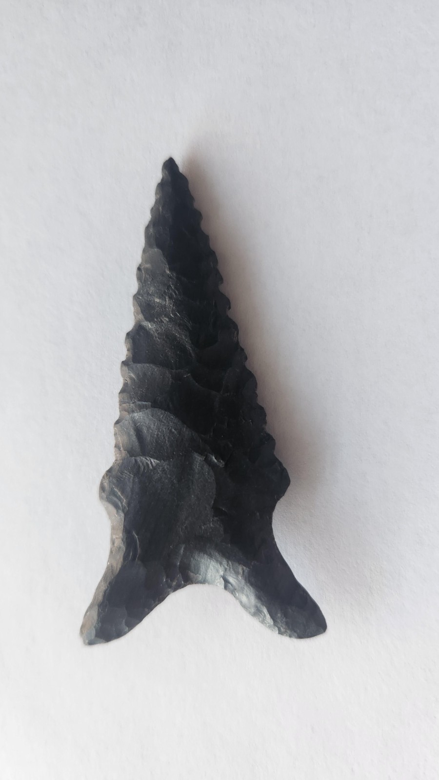 Fishtail Style Arrowhead Point - Zeleski Flint | eBay