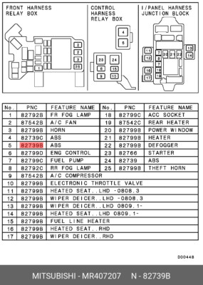 Genuine OE Relay MR407207 for Mitsubishi MR40-7207 | eBay UK