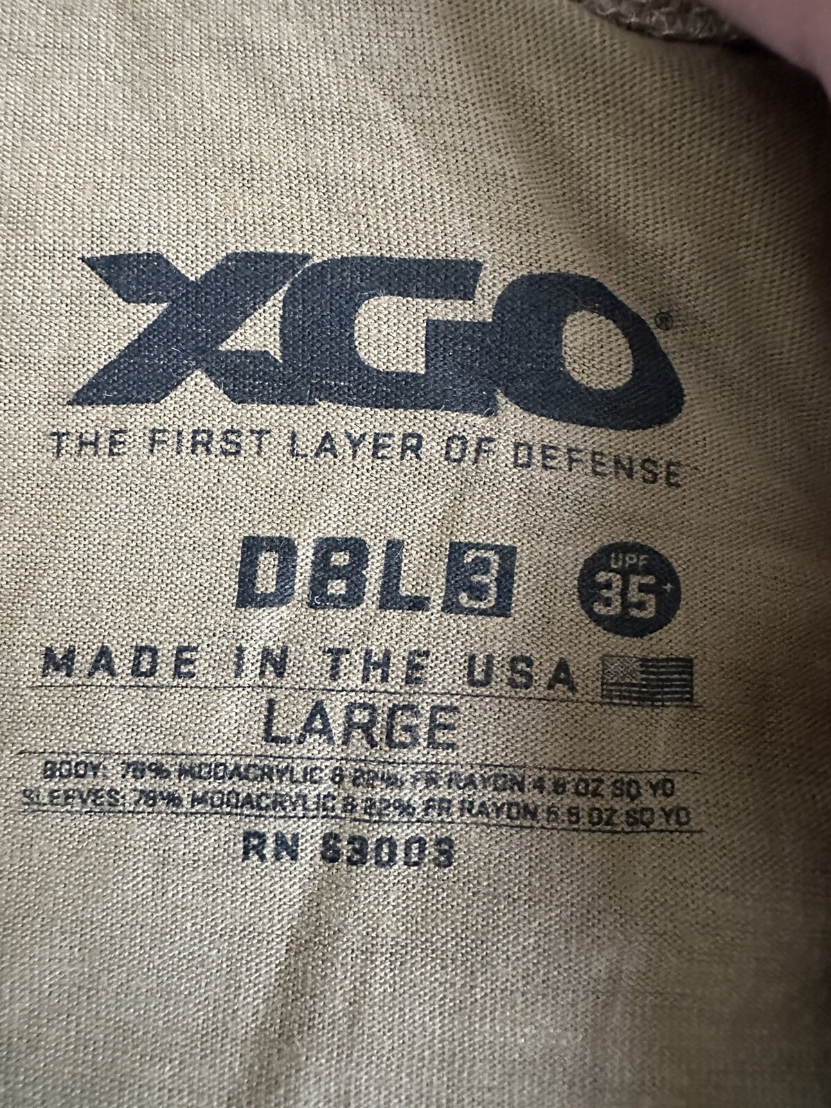 XGO Men's XL Performance Defense Base Layer Combat Shirt Multi Camo ...