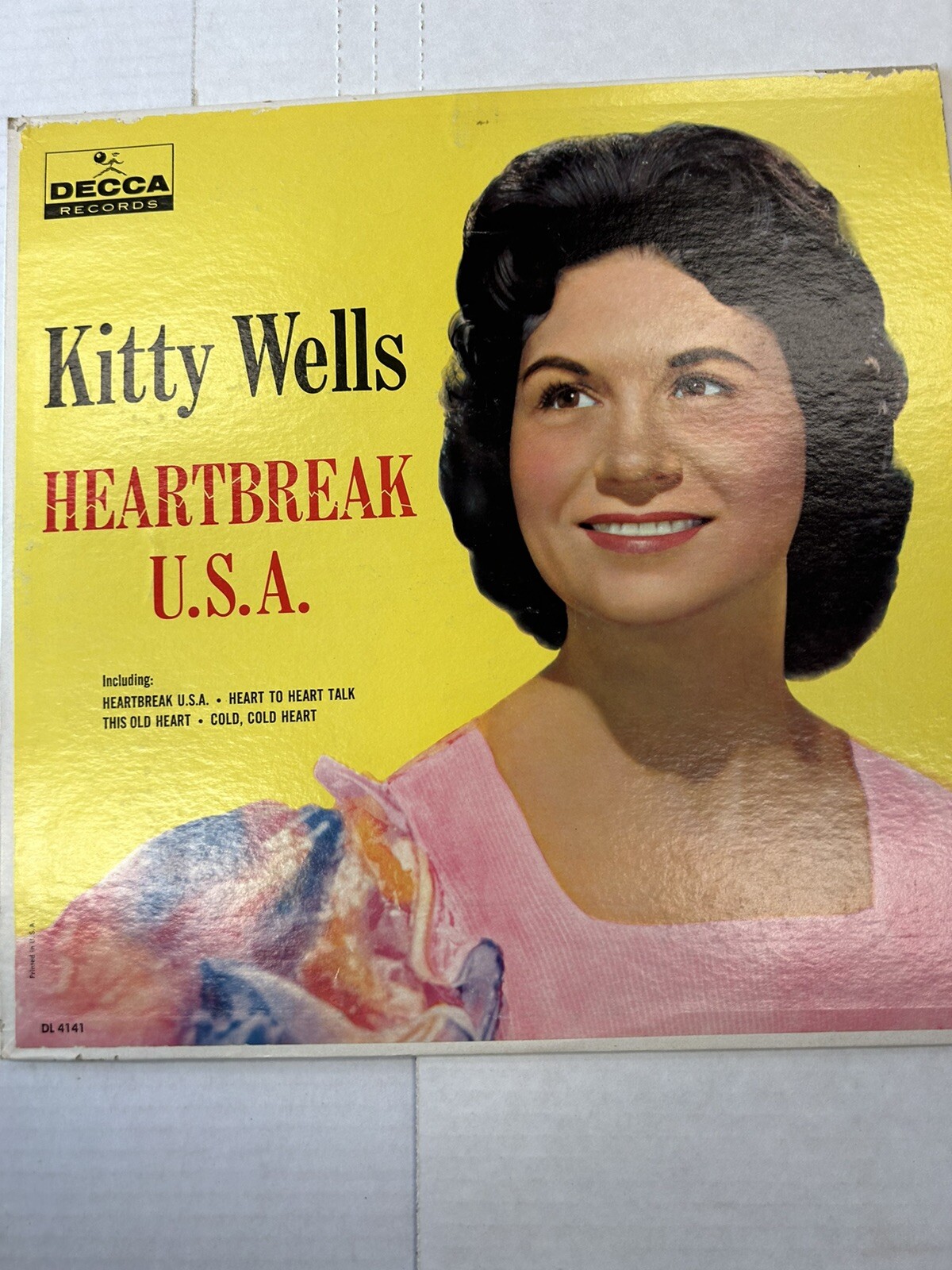KITTY WELLS HEARTBREAK USA ORIGINAL VINYL LP VG DECCA DL 4141 | eBay