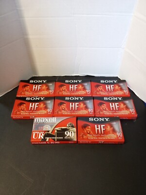 Sony /Maxwell High Fidelity Normal Bias 90 Minute Audio Cassette Tapes ...