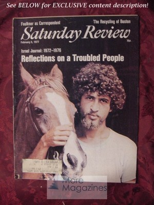 Saturday Review February 5 1977 ISRAEL JOURNAL JEWS TERENCE SMITH | eBay