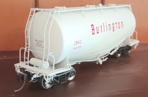 HO scale Brass Cement Hopper - CB & Q 2-Rail # 84962 Ex. Condition | eBay