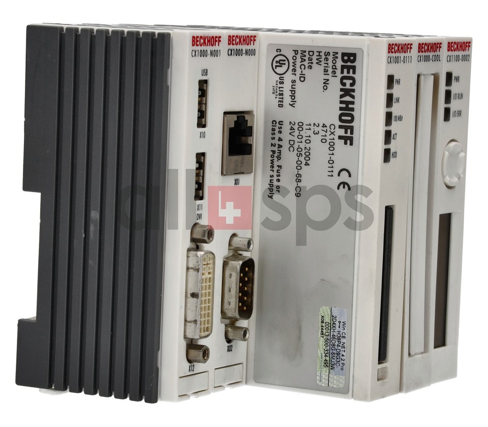 BECKHOFF STEUERUNG MIT OPTIONSMODULE - CX1001-0111 (USED) | eBay.de