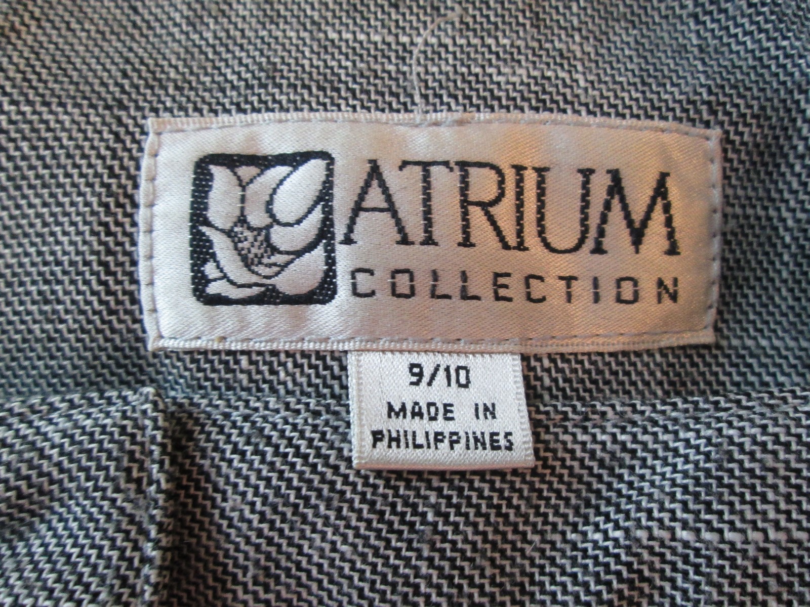 ATRIUM COLLECTIONS-2 PC.-GRAY SKIRT SUIT-KNEE LENGTH Polyester/Rayon ...