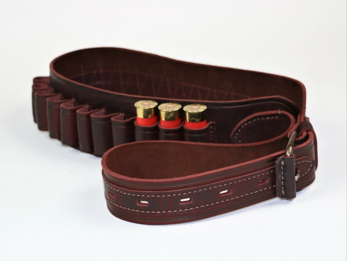 Leather Shotgun Shell Bandolier