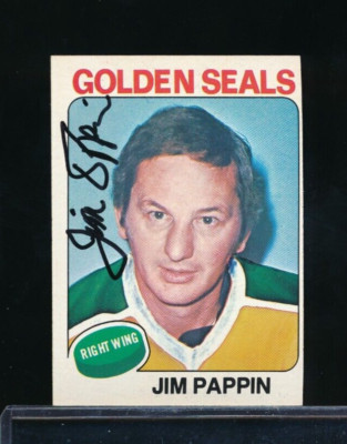 1975 Topps #234 Jim Pappin VGEX to EX Signed auto Autograph deceased | eBay