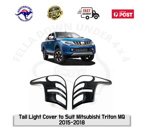 Tail Light Cover Rear Lamp Trim Protector To Suit Mitsubishi Triton MQ ...