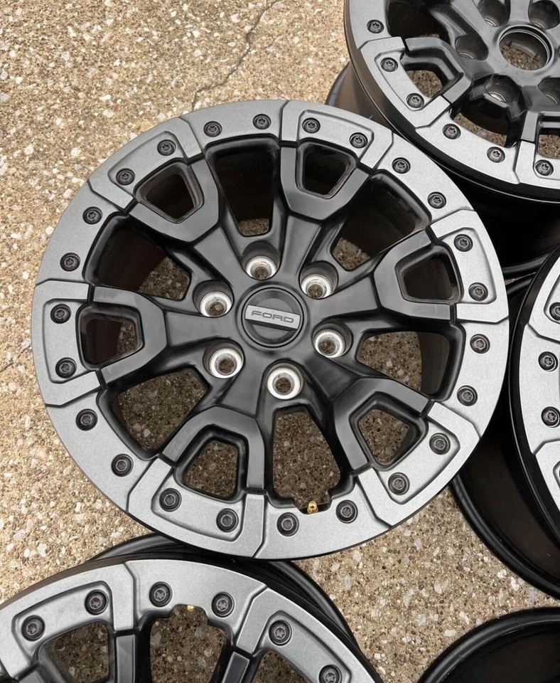 17” Ford Bronco Raptor R Beadlock Bead Lock 37” Factory Wheels Rims ...