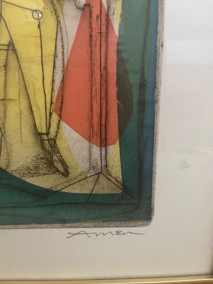 Irving Amen Signed Lithograph - Trio Concertante 146/200 - Beautiful | eBay