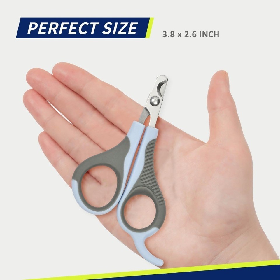 Professional Pet Nail Clippers for Small Animals, Safe Sharp Scissor ...