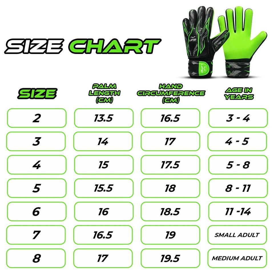 GK Goalie Gloves | Secure Grip | Finger Support | Soccer Football ...